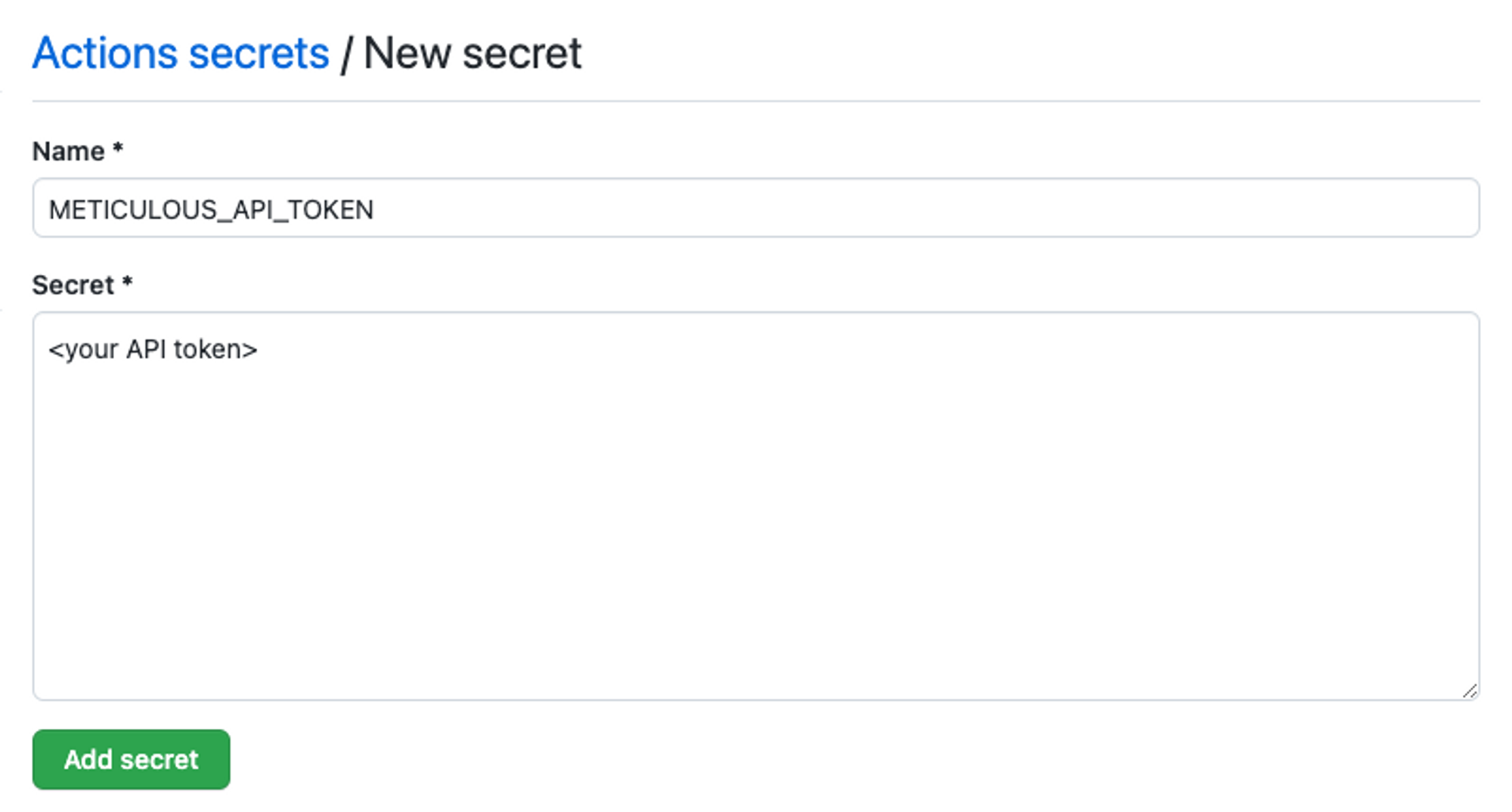 Meticulous Docs Setting Up Meticulous Tests To Run On Github Actions
